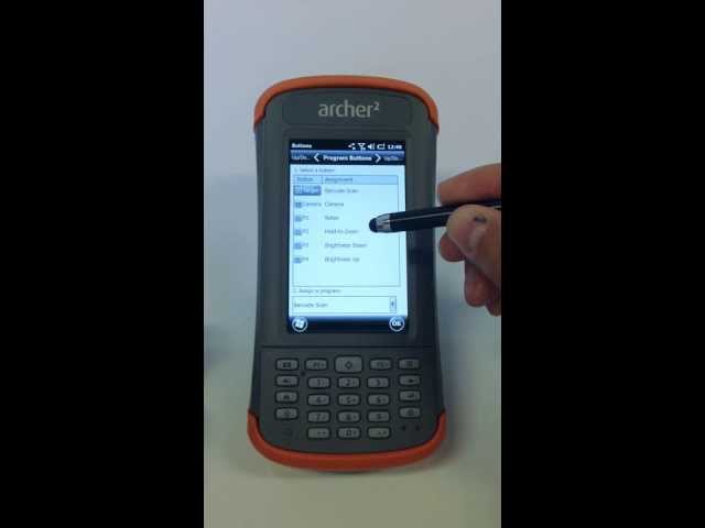 Juniper Systems Archer 2 Hold-to-zoom feature | Aptella