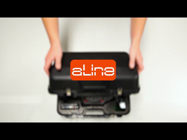 Unboxing the aLine AL-HVG green rotating self-levelling laser kit | Aptella