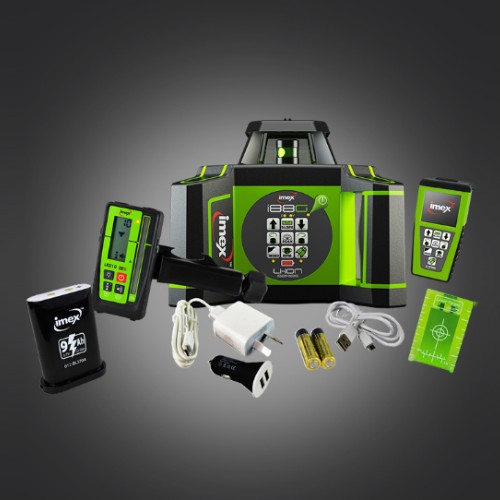 iMEX i88G Rotating Laser Level – Green Beam | Aptella