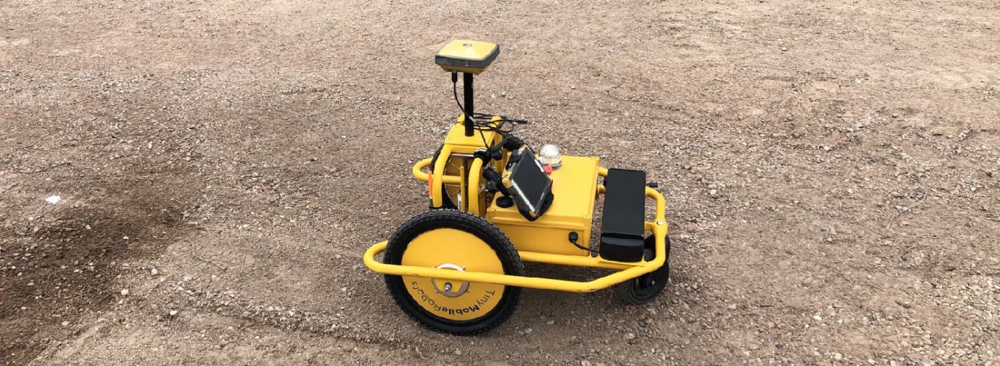 GPS Line Marking Robot offers CPB Contractors repeatability of results.