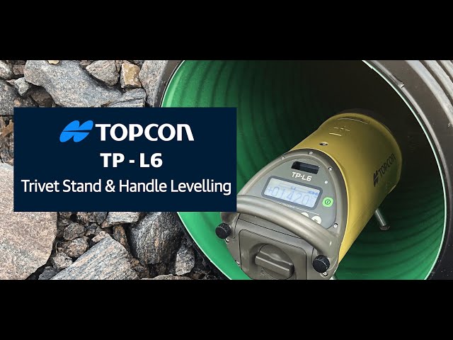 Topcon TP-L6 Pipe laser - How to set the Trivet Stand Handle ...